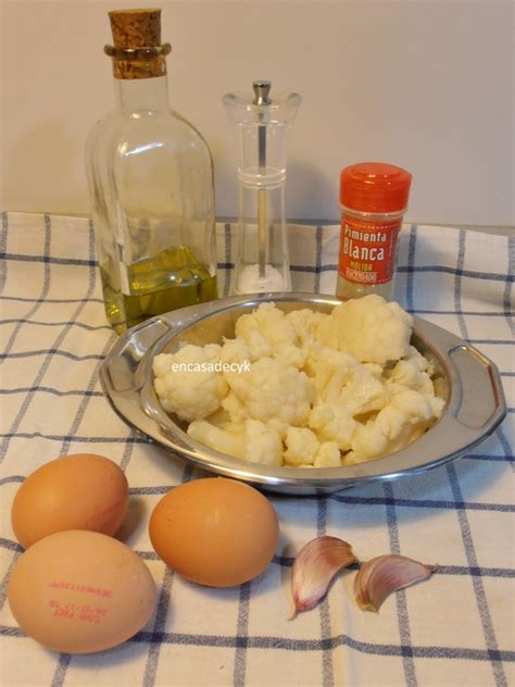 En Casa De C Y K Tortilla De Coliflor