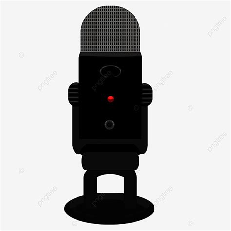 투명한 배경을 가진 Usb 노래 및 음성 마이크 벡터 일러스트 Png 아름다운 마이크 클립 아트 노래와 음성 마이크 그림 회색 마이크 벡터 Png 일러스트 및 Psd