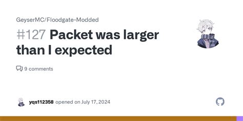 Packet Was Larger Than I Expected · Issue 127 · Geysermc Floodgate Modded · Github