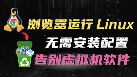 告别虚拟机，在浏览器中运行 linux ！无需安装配置，打开网页就能用！超方便 陶渊小明