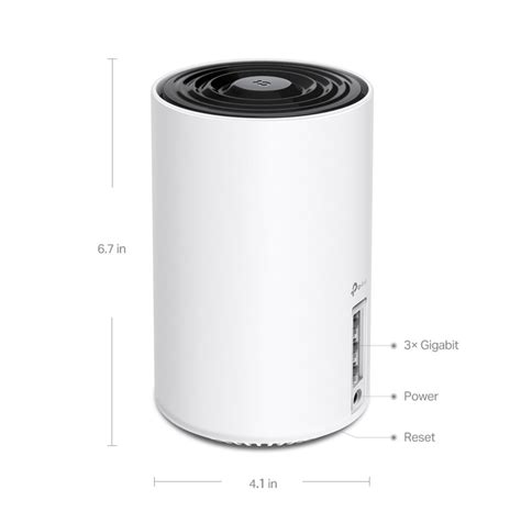 TP-Link Deco XE75 (2-PACK) AXE5400 Tri-Band Mesh Wi-Fi 6E System