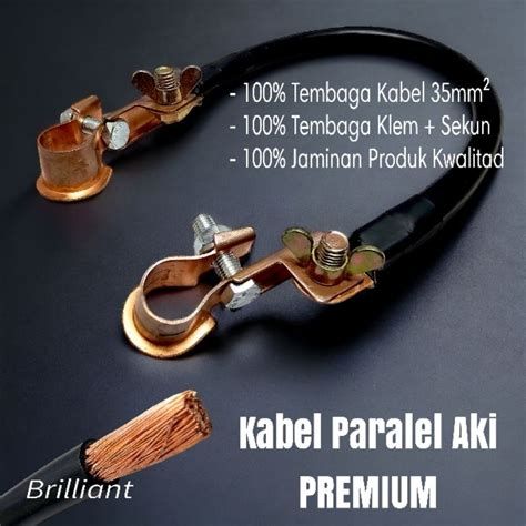 Jual Kabel Seri Paralel Accu Aki Premium Shopee Indonesia
