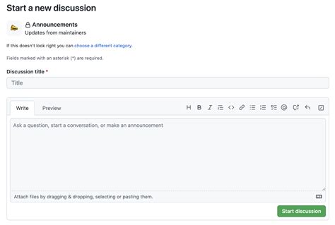 GitHub Discussions 快速入门 GitHub 文档
