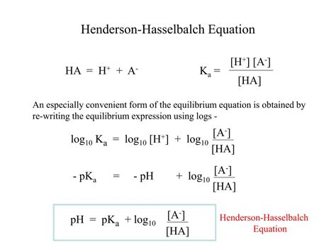 PPT The Henderson Hasselbalch Equation PowerPoint Presentation Free PPT The Henderson Hasselbalch Equation PowerPoint Presentation Free