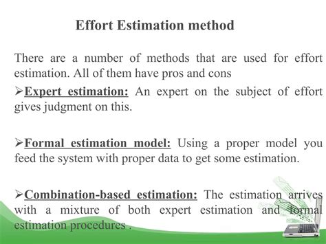 Effort Estimation Software Engineering Pptx