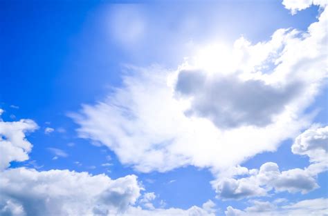 картинки горизонт облако небо Солнечный лучик атмосфера дневное время Кучевые облака