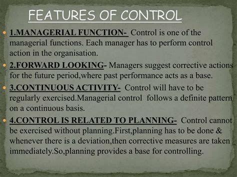 controlling management functions organisation structure and process pptx