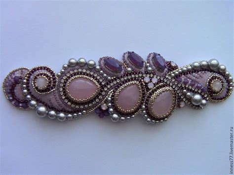 Браслет с розовым кварцем Розовые сны Бисерные украшения Браслеты Модели браслетов