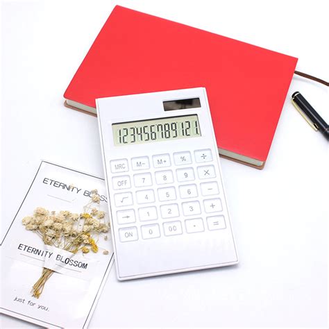Hesroicy Mini Calculator Lcd Screen Adjustable Height Compact Size