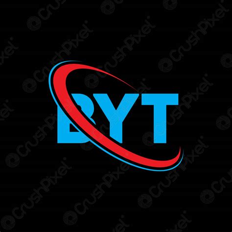 BYT Logo BYT Letter BYT Letter Logo Design Initials BYT Stock