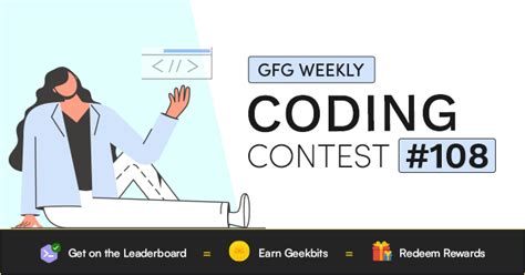 gfg weekly coding contest