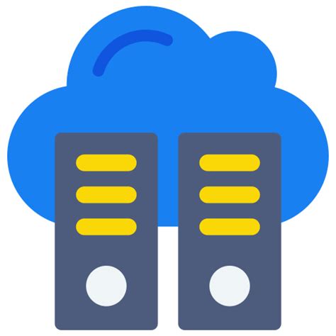 Cloud Database Generic Flat Icon
