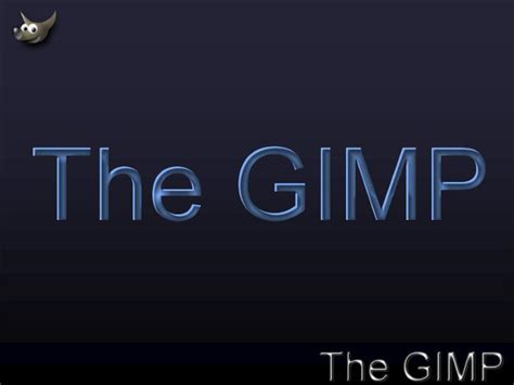 Ppt Gnu Image Manipulation Program Powerpoint Presentation Free