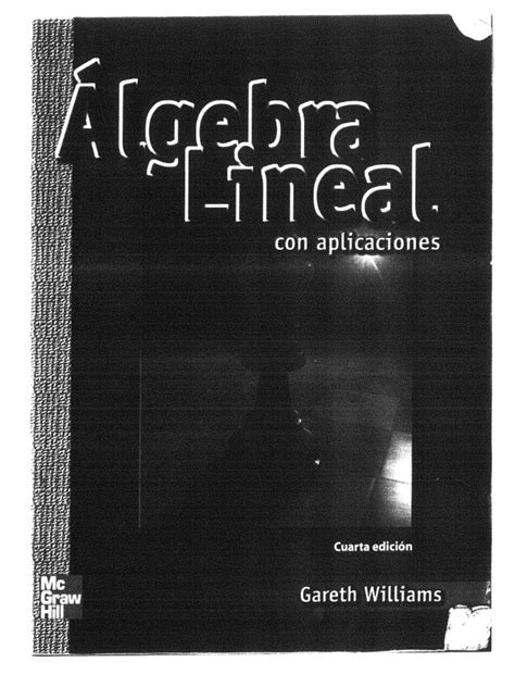 Algebra Lineal Gareth Williams Pdf