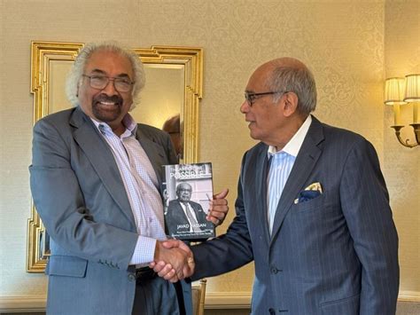 Sam Pitroda Unveils Autobiography Of Javad K Hassan Hassan A Former Senior Executive At Ibm