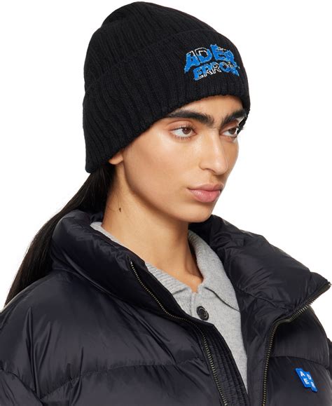 Ader Error Black Edca Logo Beanie Ader Error Ader Error Black Edca Logo Beanie Ader Error