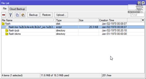 MikroTik Router Mit Initial Setup Datei Konfigurieren