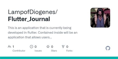 Github Lampofdiogenesflutterjournal This Is An Application That Is