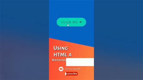 Make A Button With Hover Effect Using Html Css Shorts Youtubeshorts