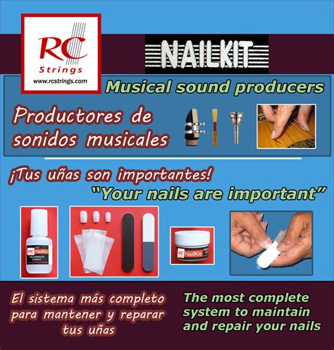 Rc Strings Nailkit For The Guitarists Nails