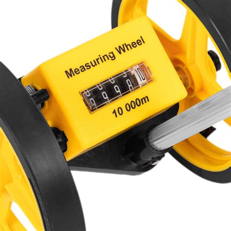 High Precision Wheel Digital Odometer For Distance Measurement Diameter 16 Cm And Height 91 Cm