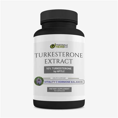 Turkesterone Extract Capsules Standardized 10 Ajuga Turkestanica Fhc