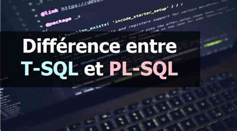 Différence Entre Oracle Et Sql Server Waytolearnx