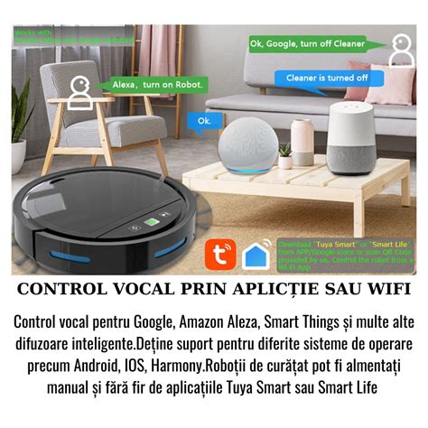 Робот прахосмукачка прахосмукачка и моп Wi Fi контролируем от приложение 3 картографски