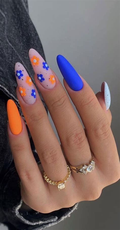 30 Light Up Your Nails With Electric Energy For Summer Electric Blue
