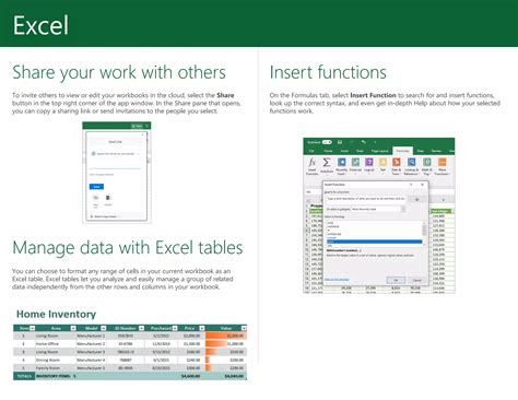 Excel Quick Start Guide PDF