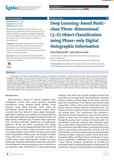 3d Object Classification Using Deep Learning And Phase Only Digital