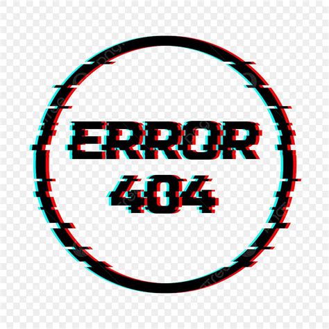 Triangle Error 404 Glitch Border Design Pngtree
