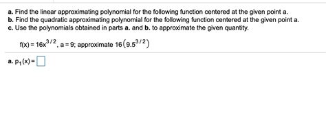 Solved Find The P X And P X Using The Linear Chegg Com