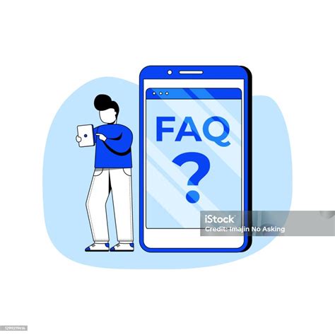 Faq 플랫 디자인 컨셉 벡터 일러스트 아이콘 온라인 지원 센터 자주 묻는 질문 질문에 대한 답변 추상적 은유 방문 페이지 모바일 앱에 사용할 수 있습니다 0명에 대한 스톡