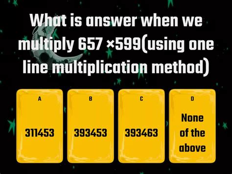 Mathematics Quiz Mathematics Quiz