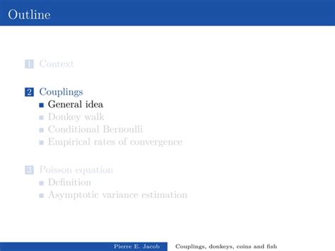 Couplings Of Markov Chains And The Poisson Equation Pdf Physics Science