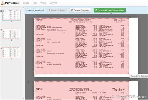Extract Table Data From Pdf Files With Verypdf Online Table Extractor