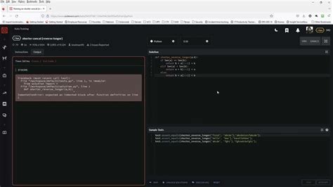 30 Day Codewars Python Challenge 8 Shorter Concat Reverse Longer