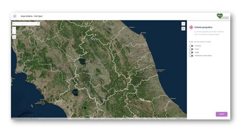 Hot Spots System Decision Support System For Arpa Umbria Gisaction