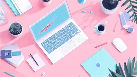 A Clean Workspace Featuring Tools For Managing Social Media Campaigns