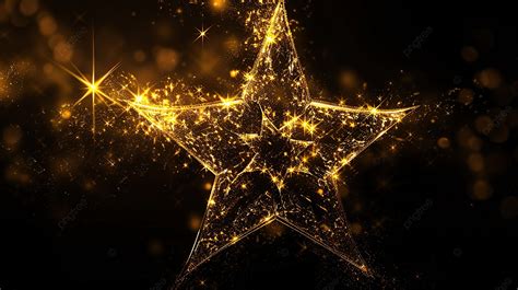 검정색 배경에 조명 효과가 있는 추상 금 레이저 별 노란색 추상적인 흐림 배경 일러스트 및 사진 무료 다운로드 Pngtree