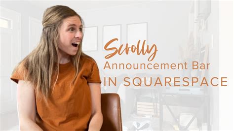 How To Make Scrolling Announcement Bar On Squarespace And Clean Up The