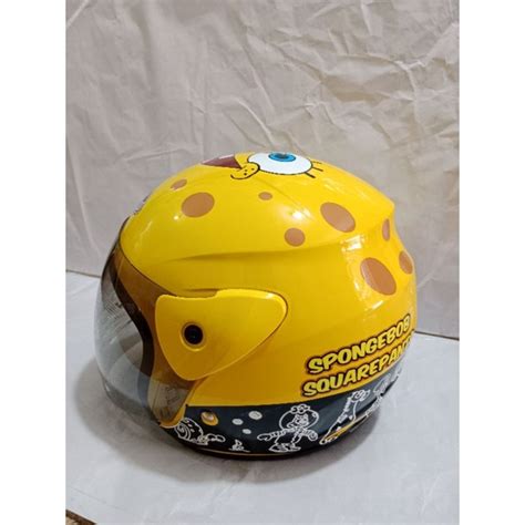 Jual Helm Evo Motif Spongebob Premium Shopee Indonesia