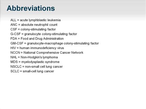 Ppt Addressing Current Challenges In Preventing And Managing Neutropenia In Cancer Powerpoint