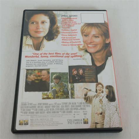 Stepmom Dvd Julia Roberts Susan Sarandon Ed Harris Chris Columbus Drama Dvds Blu Ray Discs