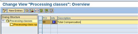 Understanding Processing Classes In Sap Hr Sap Community