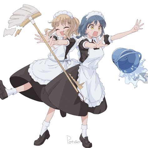 Oomuro Sakurako And Furutani Himawari Yuru Yuri Drawn By Potoio Danbooru