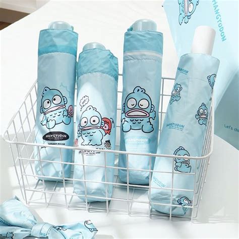 갓수 한교동 접이식 우산 귀여운 교동이 산리오 캐릭터 민트 위시버킷