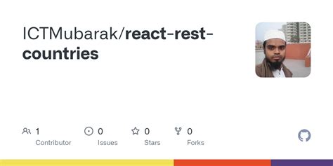 Github Ictmubarakreact Rest Countries