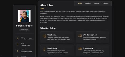 Sarbojit Podder On Linkedin Webdevelopment Internship2024